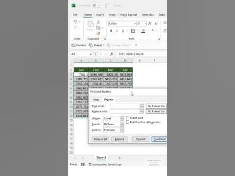 get rid of decimals without rounding off | ms excel | @LearnExcel1 - YouTube