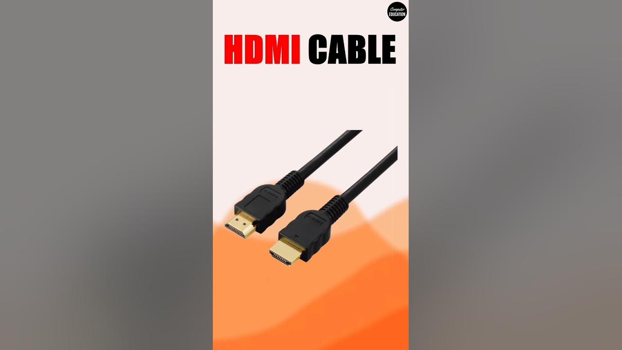 Know About Hdmi Cable Computer Basics Part 14 Hdmi Cable Computer Pc Computerbasics
