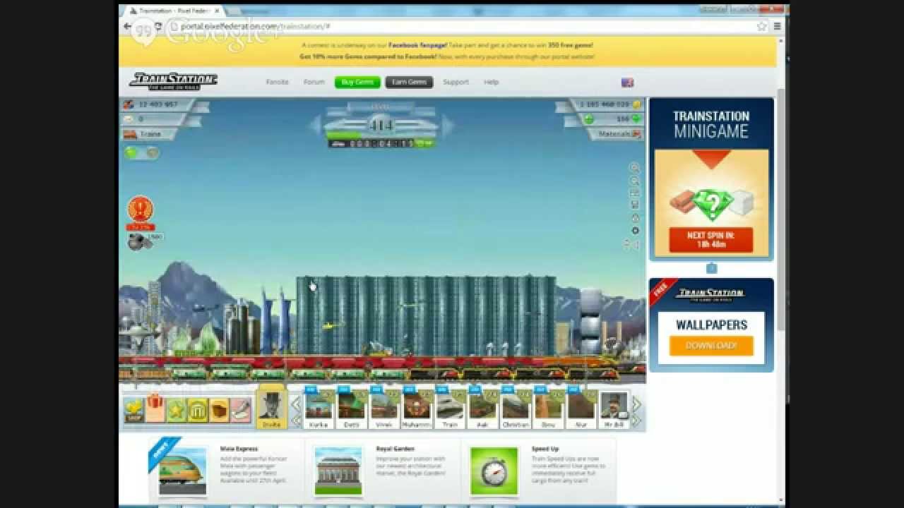 Trainstation bot(old version) - YouTube