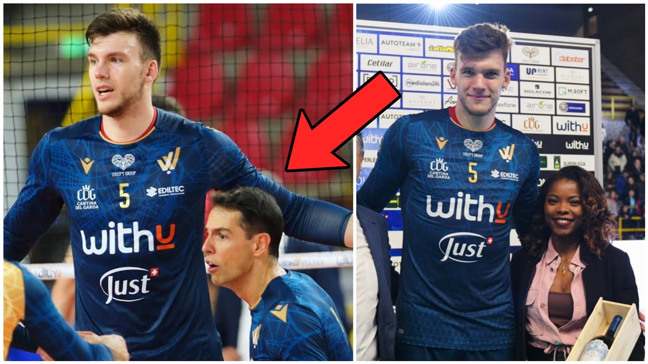 This Volleyball Player is 220cm Tall !!! - YouTube