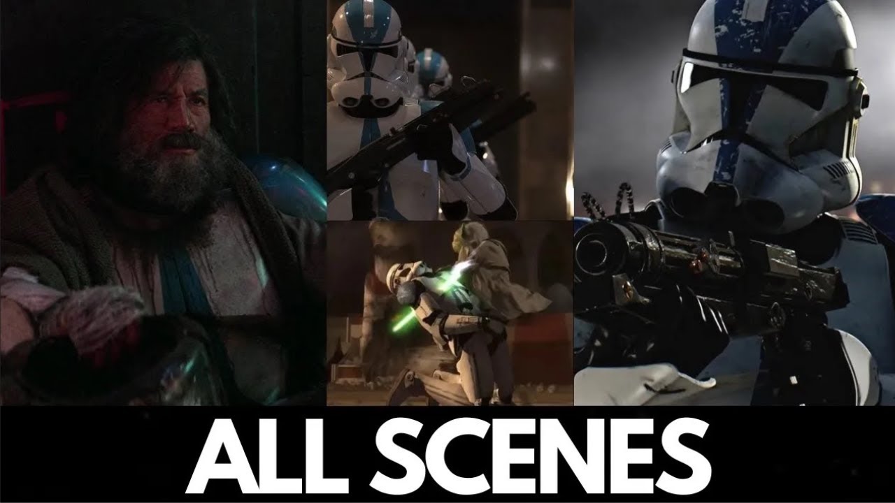 501st all scenes (3, Kenobi, Mandalorian) - YouTube
