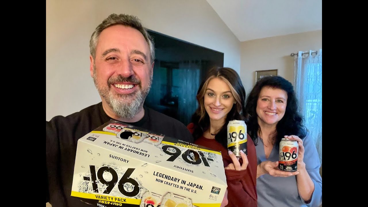 Suntory -196 (minus 196) Vodka Seltzer Variety Pack Review! - YouTube