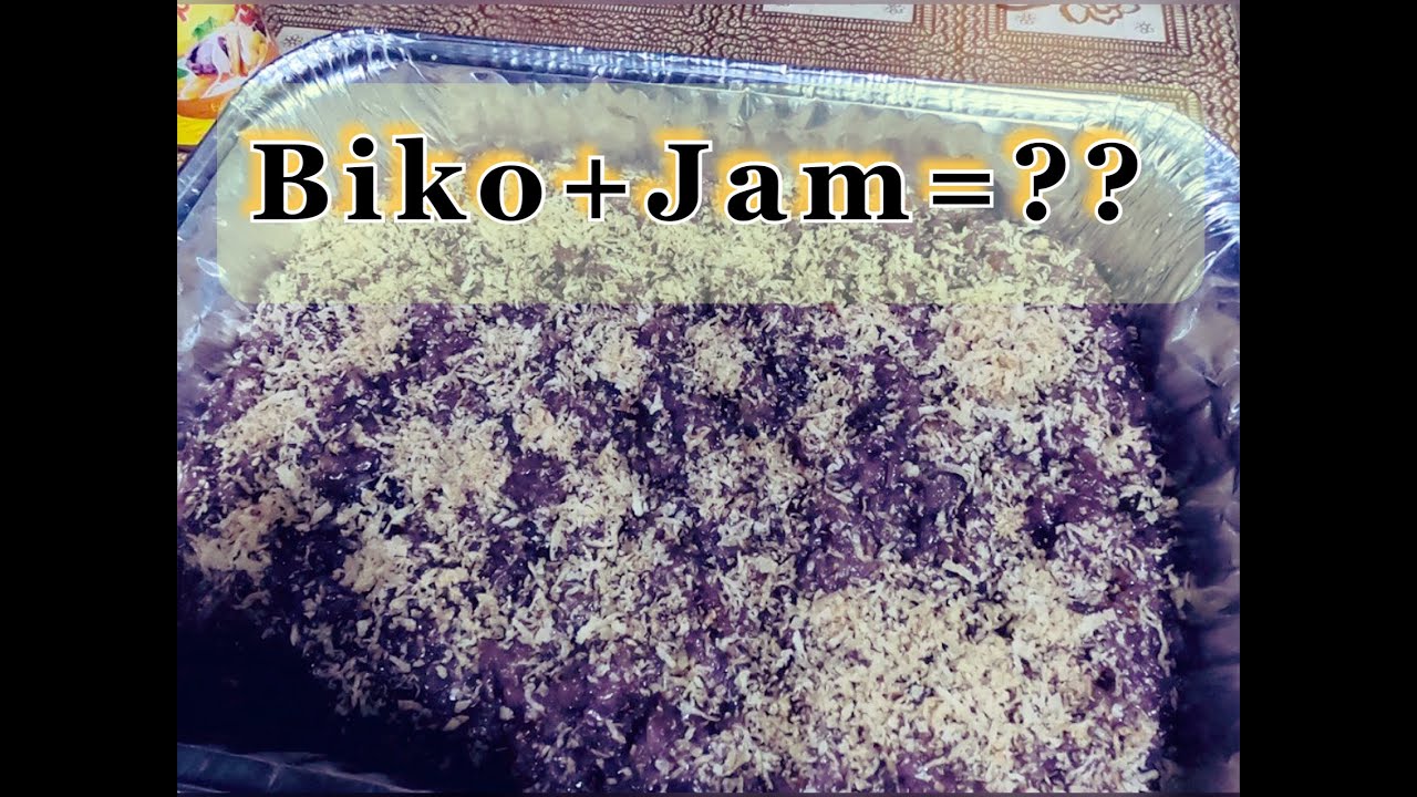 HOW TO MAKE BIKO | BIKO WITH CAMOTE JAM & COCONUT FLAKES - YouTube