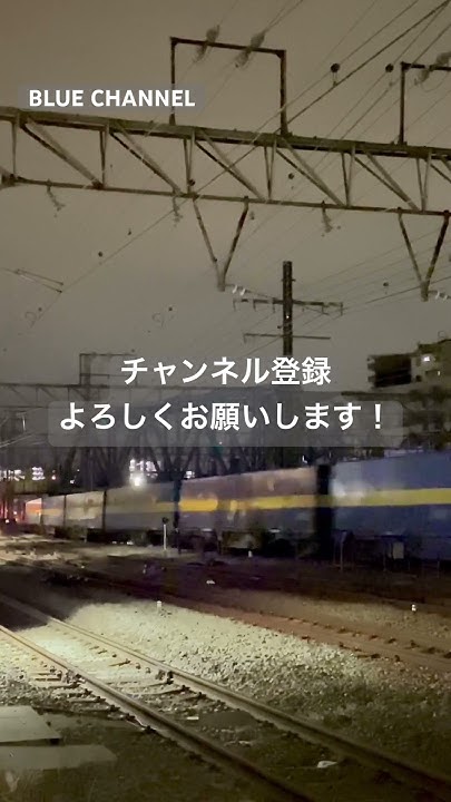 (貨物列車) 2024/02/17 2058レ EF210-162 + コキ20B カンガルーライナーSS60 (吹田タ〜陸前山王) #Shorts - YouTube