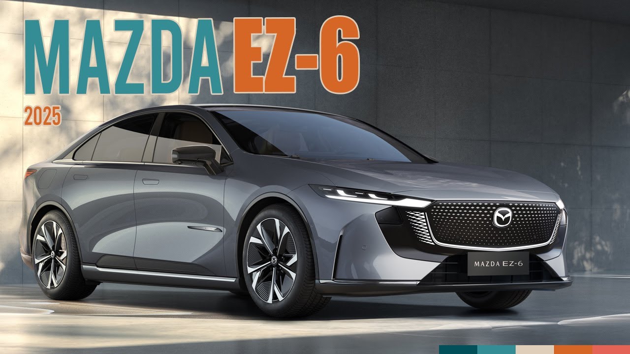 2025 MAZDA EZ-6: Capturing Authentic Modern Design - YouTube