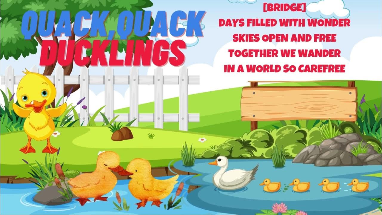 QUACK, QUACK DUCKLINGS / An Animated Educational Jingle - YouTube