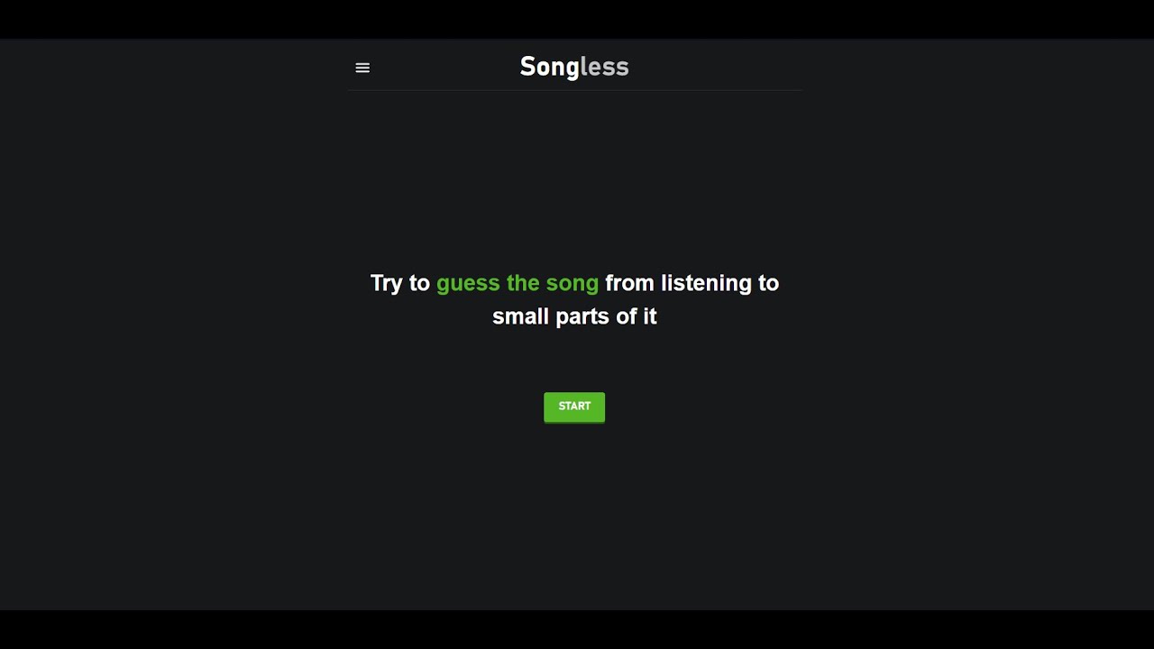 PLAYING SONGLESS FOR THE FIRST TIME - YouTube