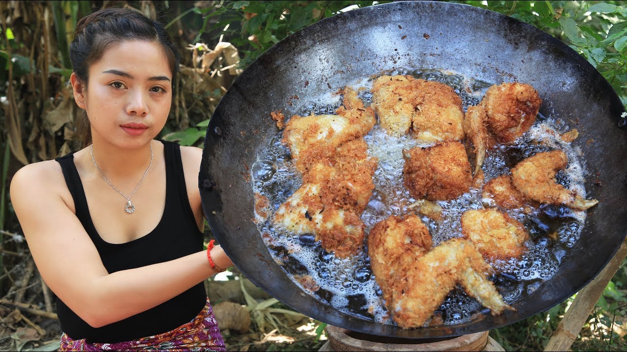 Yummy cooking Crispy Fried Chicken Recipe - Cooking skill - YouTube