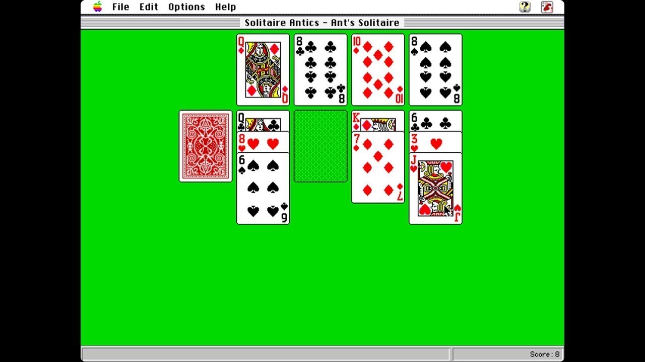 Apple Macintosh Longplay - Solitaire Antics - Ant's Solitaire - YouTube