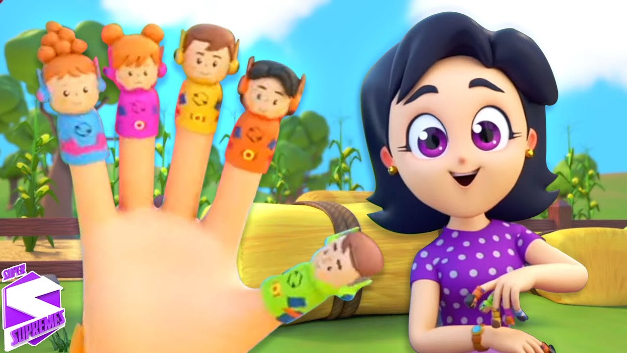 Finger Family Song, Nursey Rhymes + More Cartoon Videos for Kids - YouTube