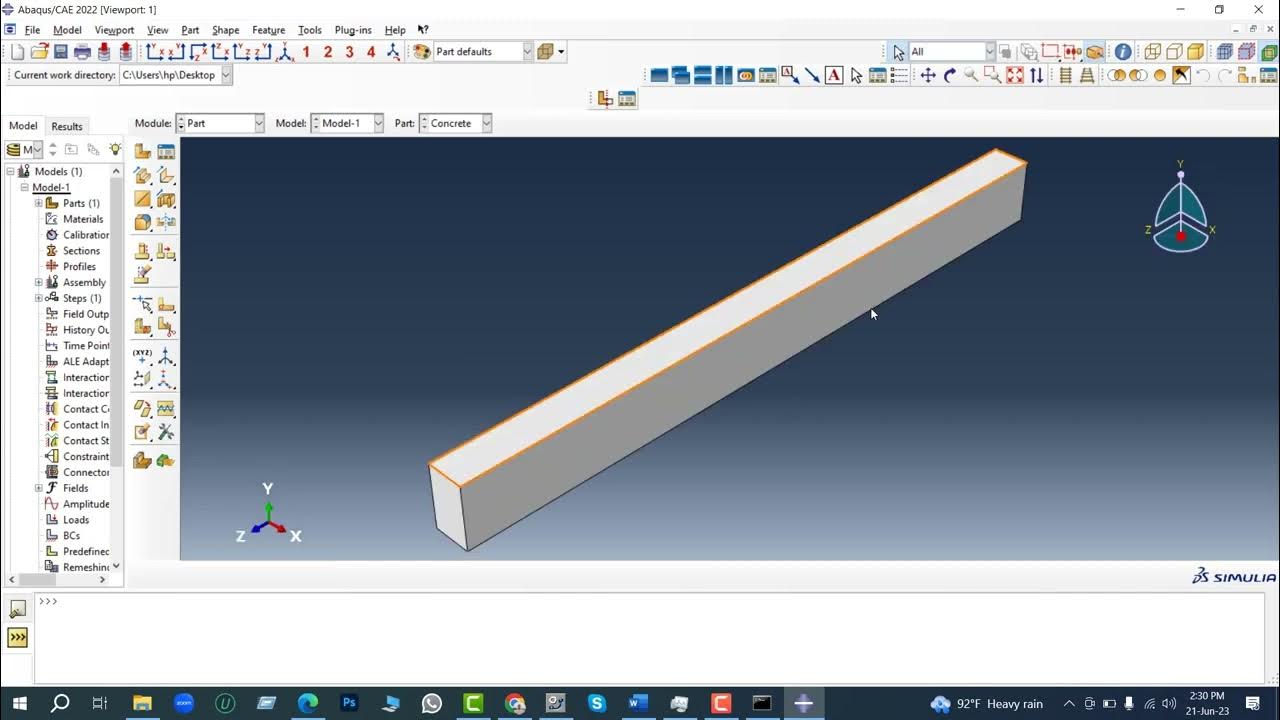 How to learn Abaqus & complete Finite Element Modeling of RC Beams ...