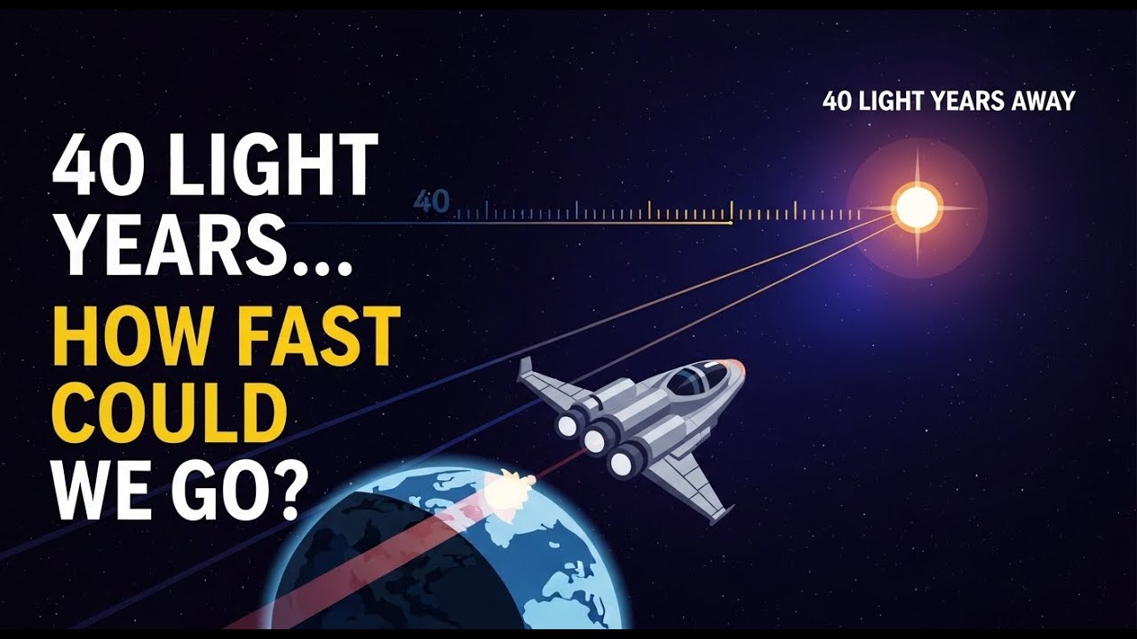 How Fast Can Humans Travel 40 Light Years? Real Physics & Interstellar ...