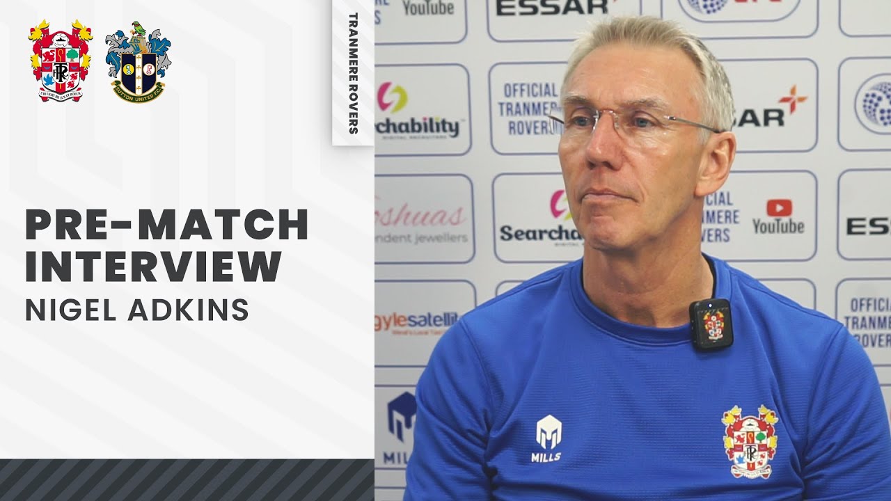 Pre Match | Nigel Adkins (Sutton United H) - YouTube