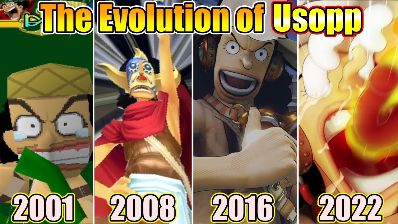 【ONE PIECE】"ウソップ"歴代ゲーム必殺技の進化【2001-2022】ONE PIECE Games The EVOLUTION of Usopp - YouTube