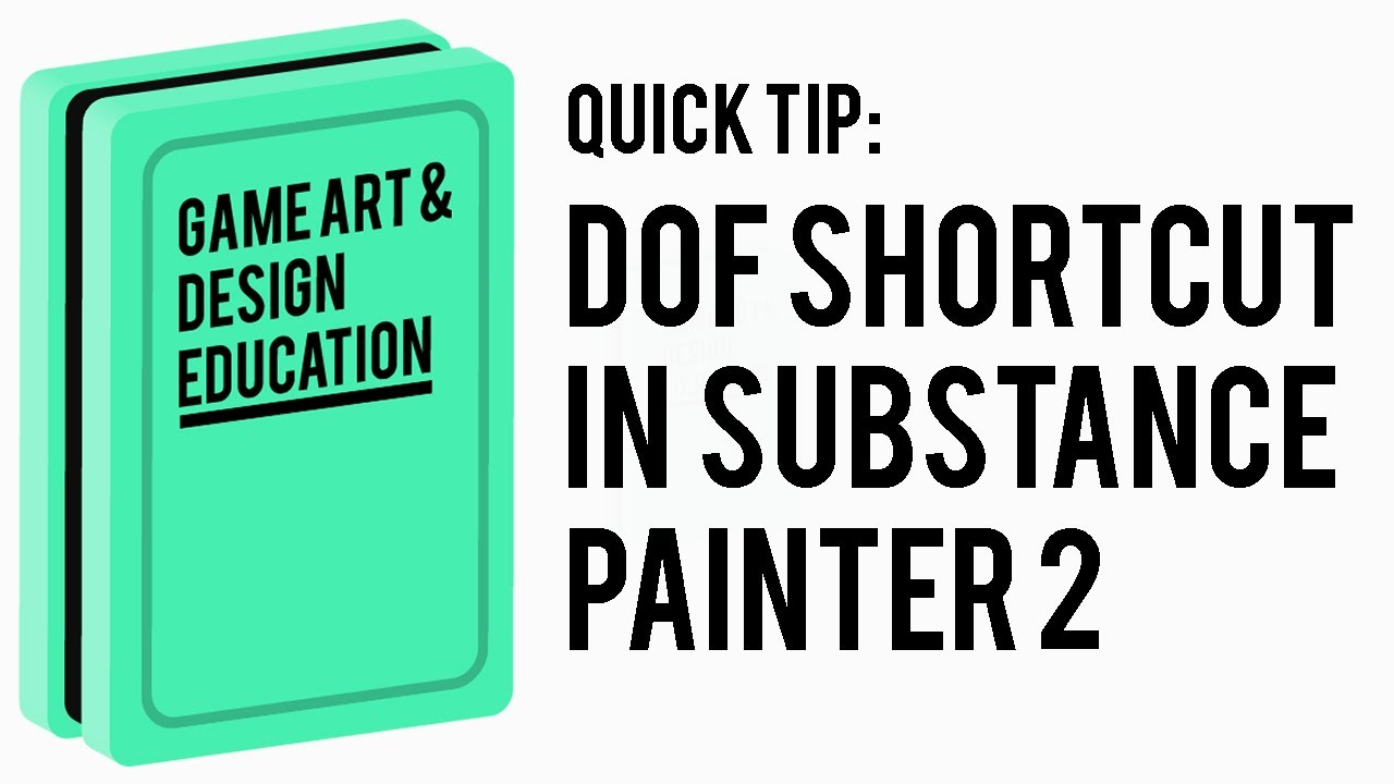 Shortcut Key for Focus distance inside of Substance Painter 2 - YouTube