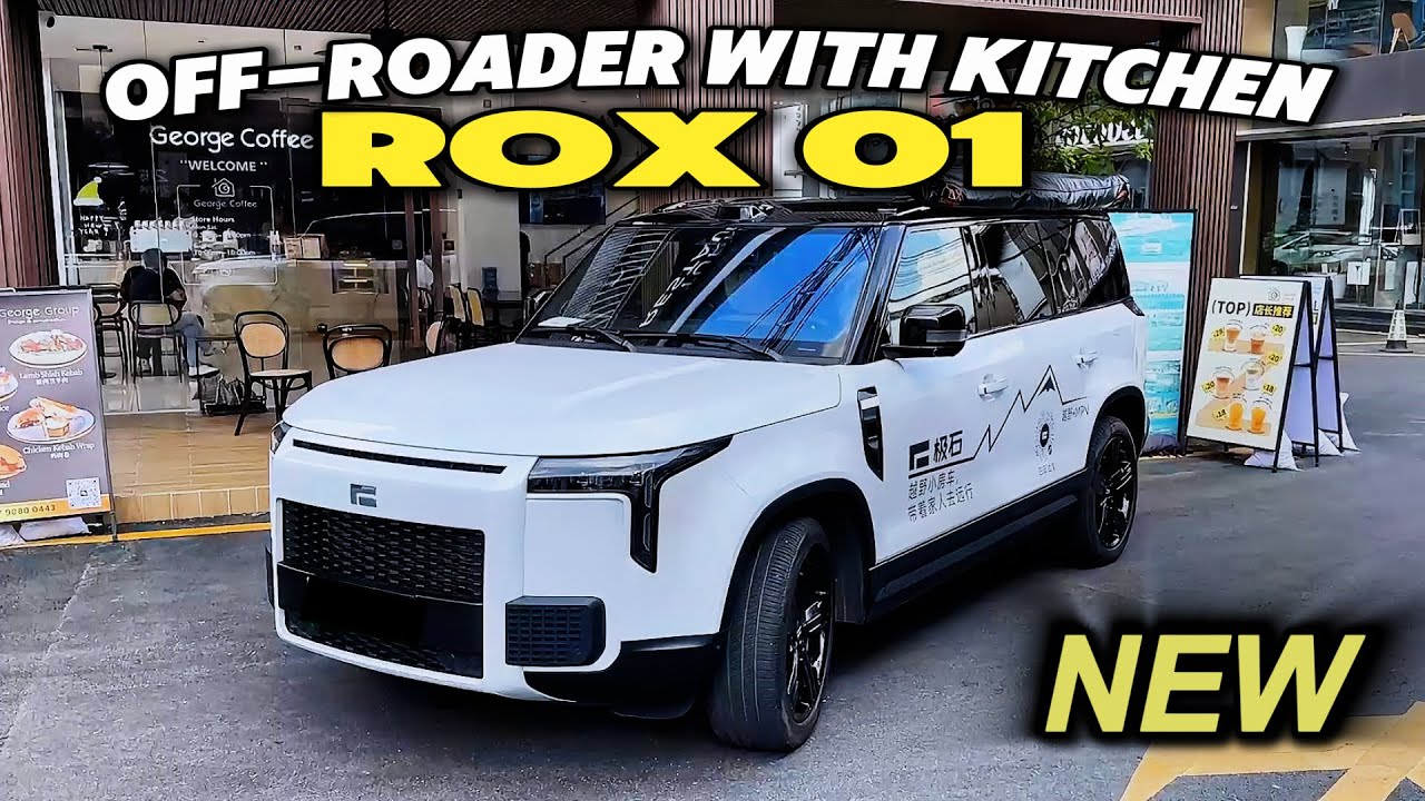 All new ROX 01 (Polar Stone 01), a hybrid off-road SUV which can easily ...