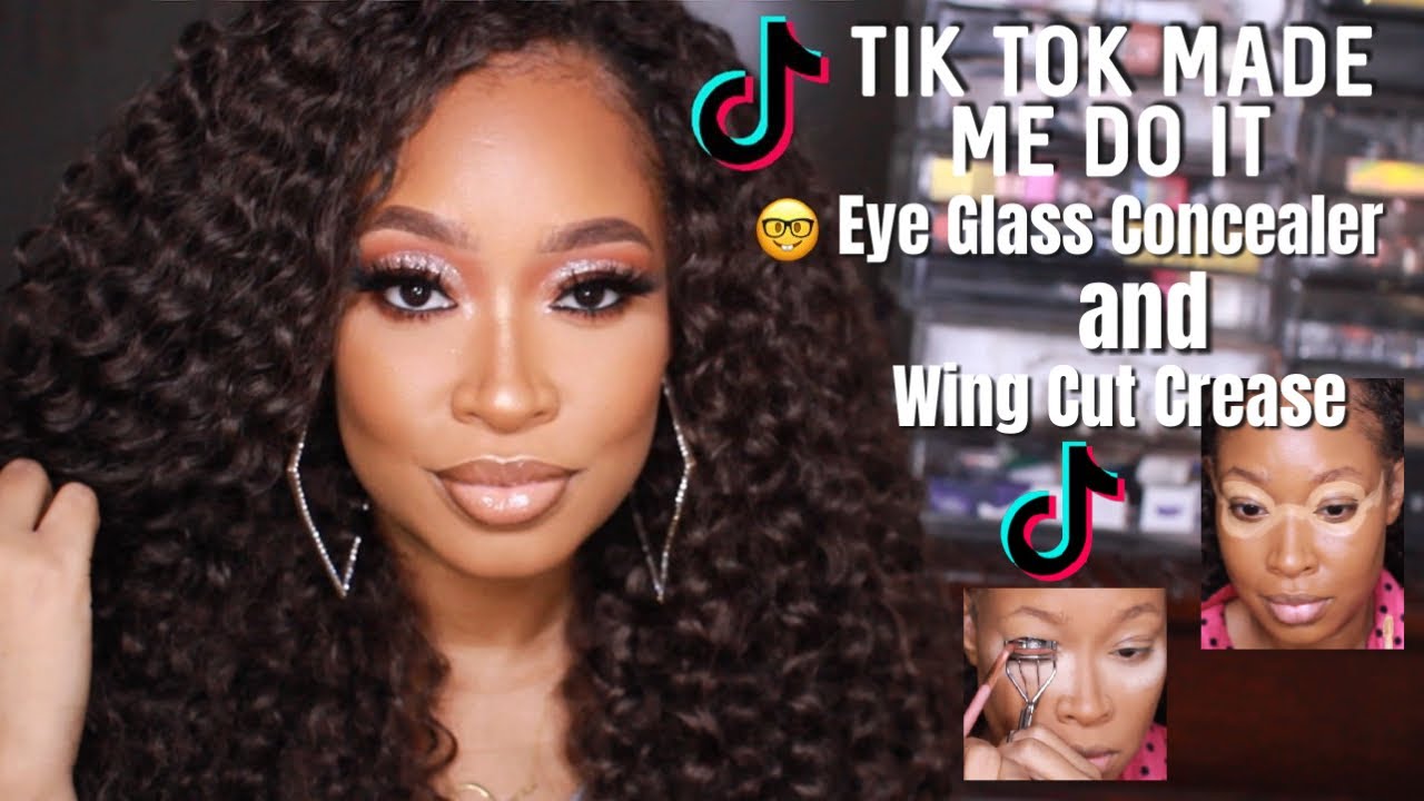 Wing Cut Crease Eye Glass Concealer Tik Tok Trendy Makeup | Yolanda ...