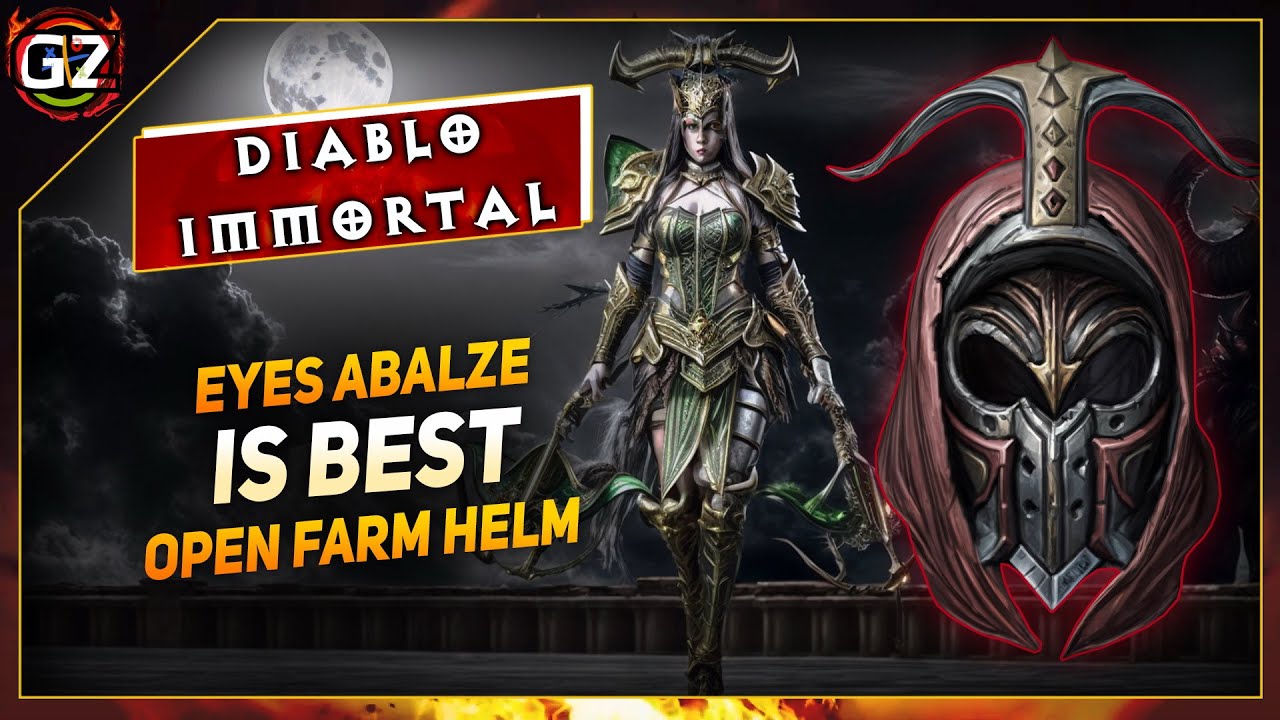 Eyes Ablaze - TEST | Best Open World Helmet | Diablo Immortal - YouTube