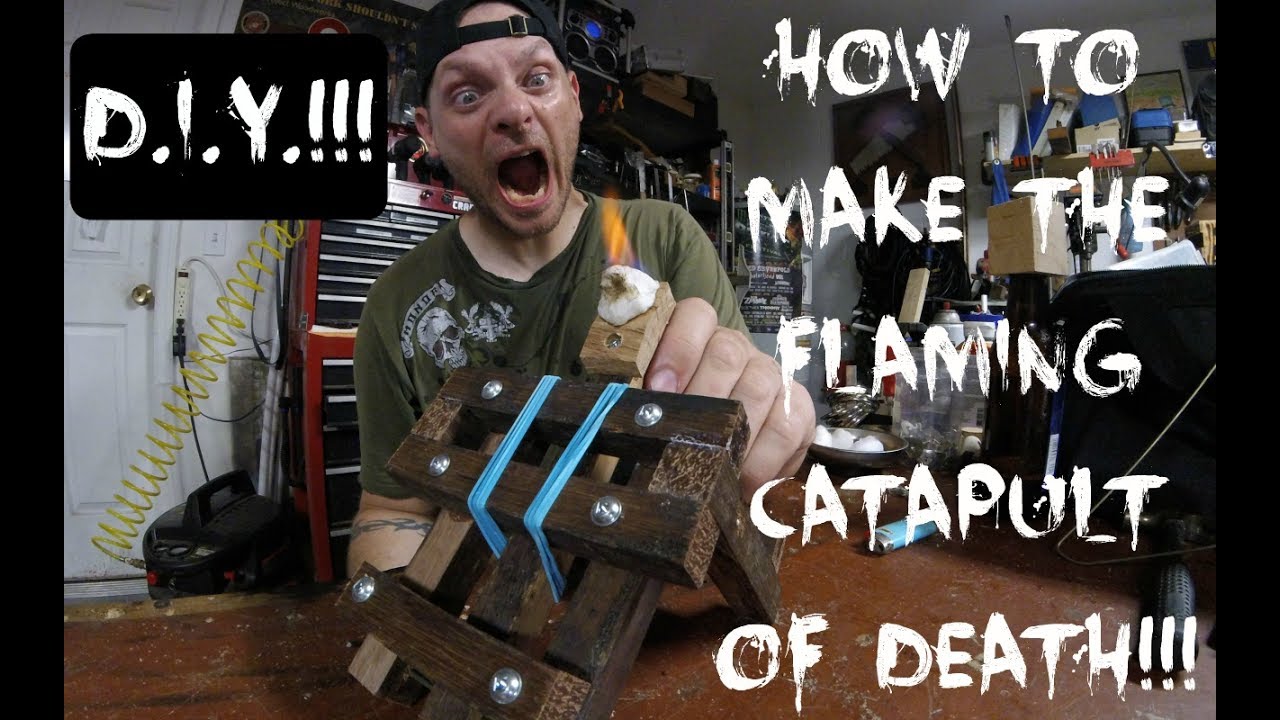 How to Make The Flaming Catapult of Death!!! - YouTube