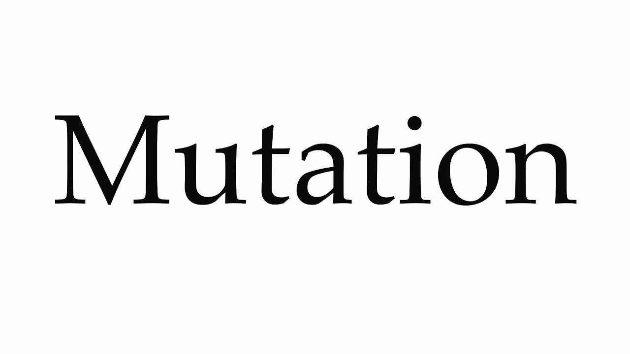 How to Pronounce Mutation - YouTube