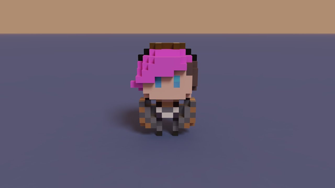 Vi Chibi Voxel Art | League of Legends | LoL FanArt - YouTube