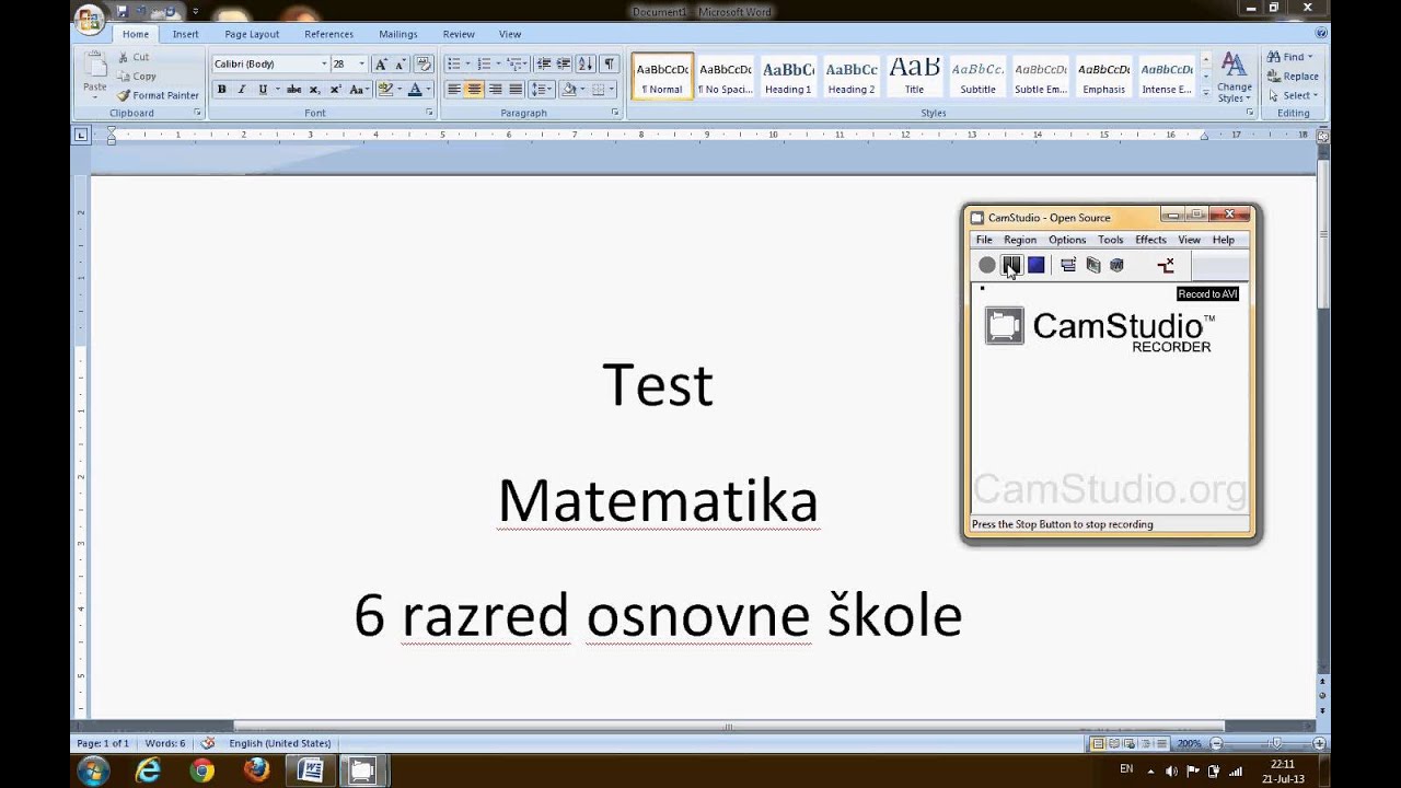 Test Matematika 6 razred - YouTube