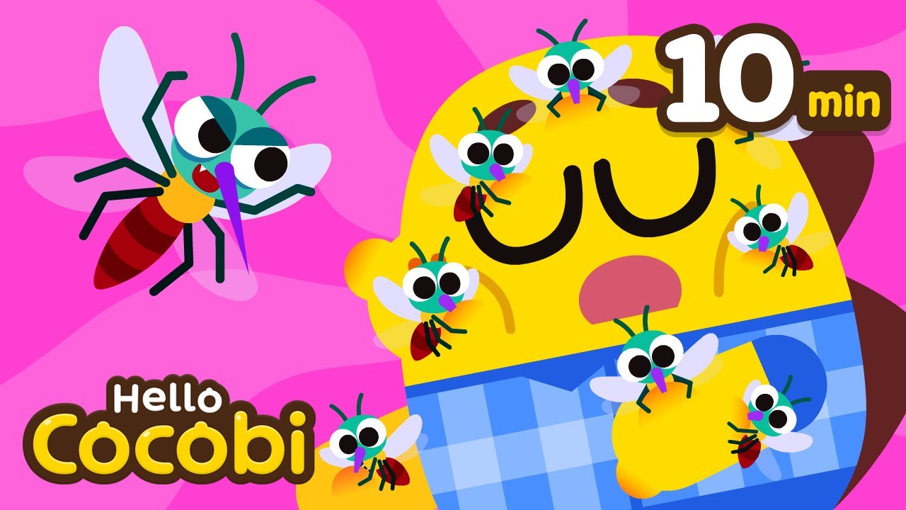 🧼Mosquito Song + Summer Safety Tips Nursery Rhymes | Healthy Habits ...