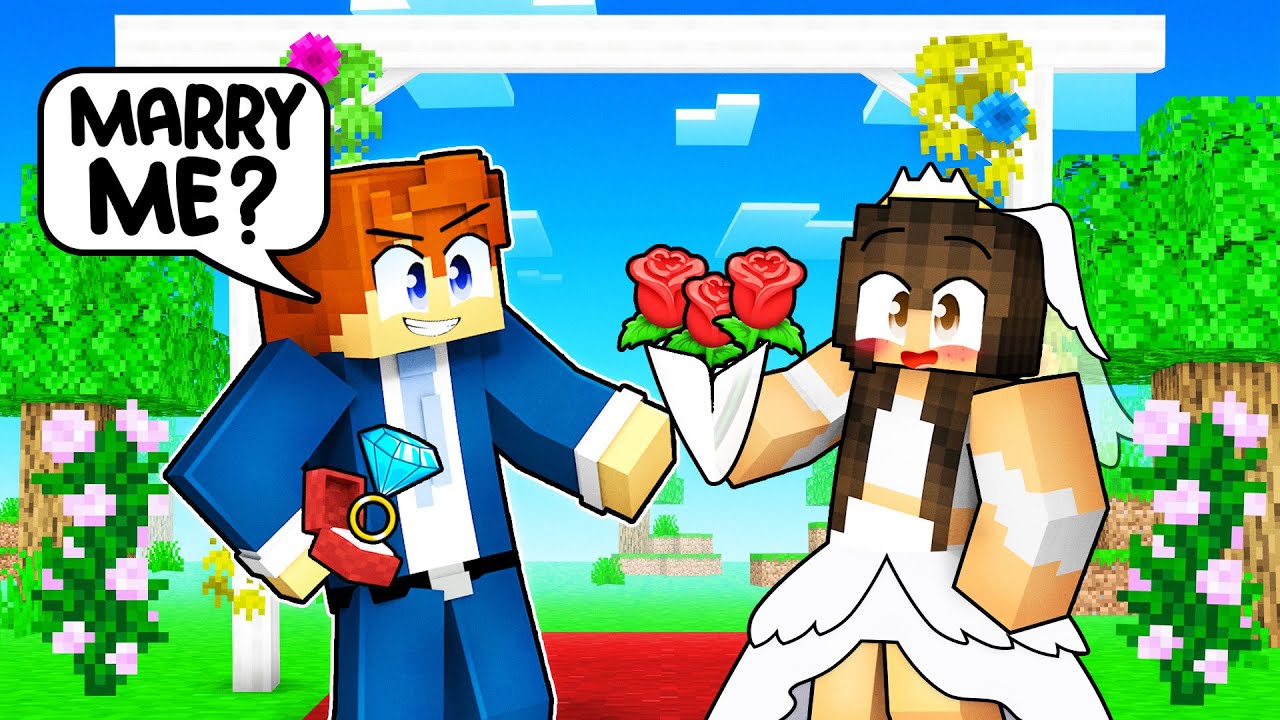 We Got MARRIED - (Minecraft Movie) - YouTube