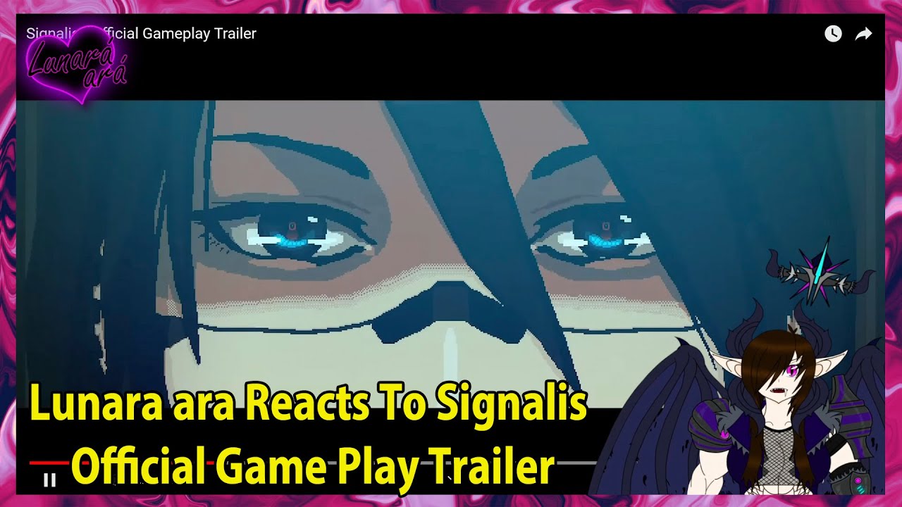 Lunara ara Reacts To Signalis Official Game Play Trailer - YouTube