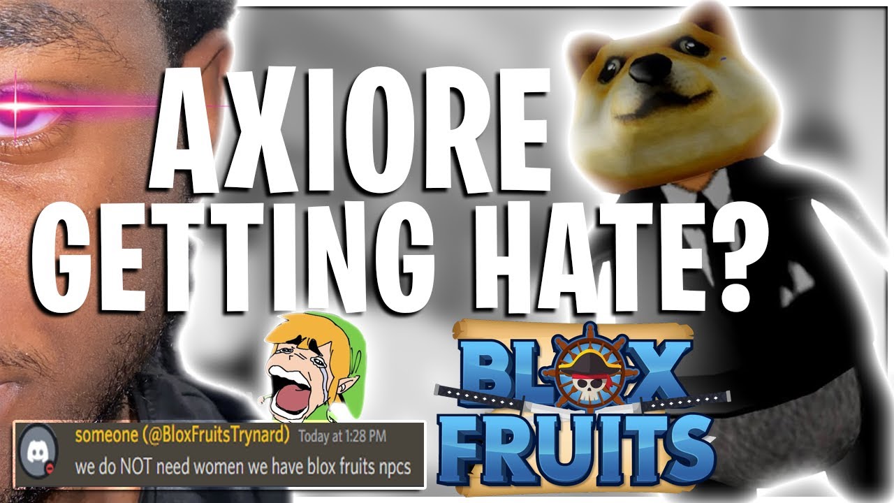 Axiore Getting Hate For Blox Fruits Race Awakenings V4.. - YouTube
