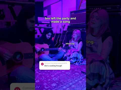 bro left the party and made a song