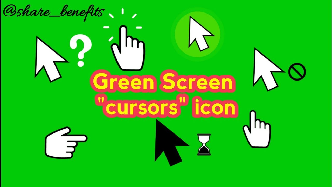 Green Screen Cursor click Terbaru 2020 - YouTube