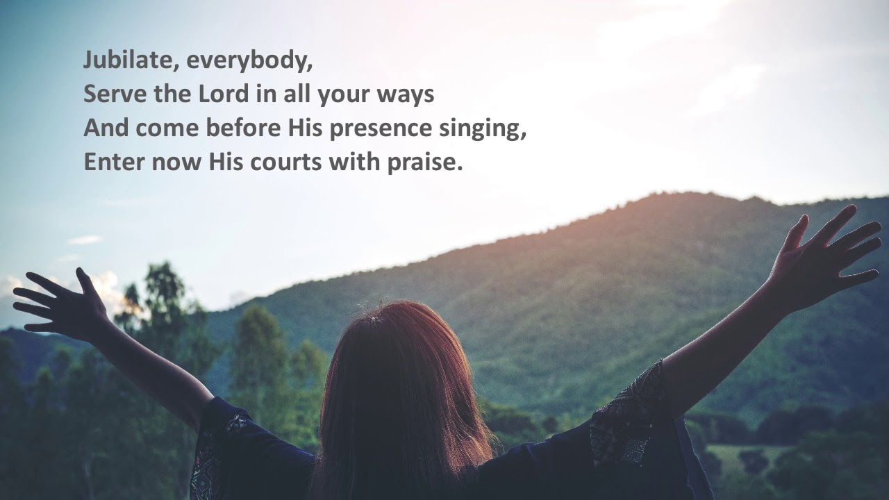 Jubilate Everybody - Given a piece of music, it is interesting to count ...