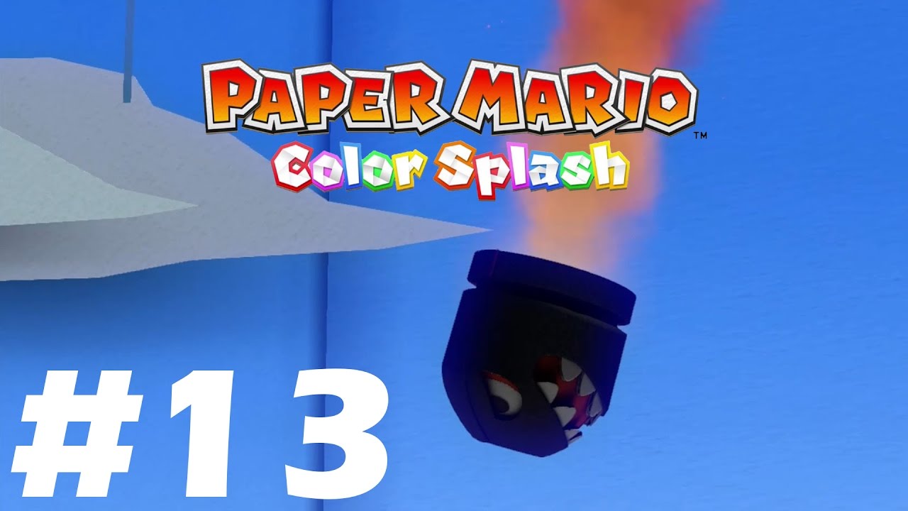 Paper Mario Color Splash - #13 - Beyond the Scarlet Gate - YouTube