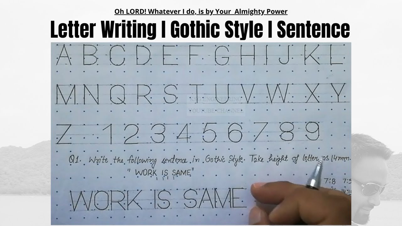 Letter Writing Lettering In Engineering Drawing Sentence Writing letter-writing-lettering-in-engineering-drawing-sentence-writing