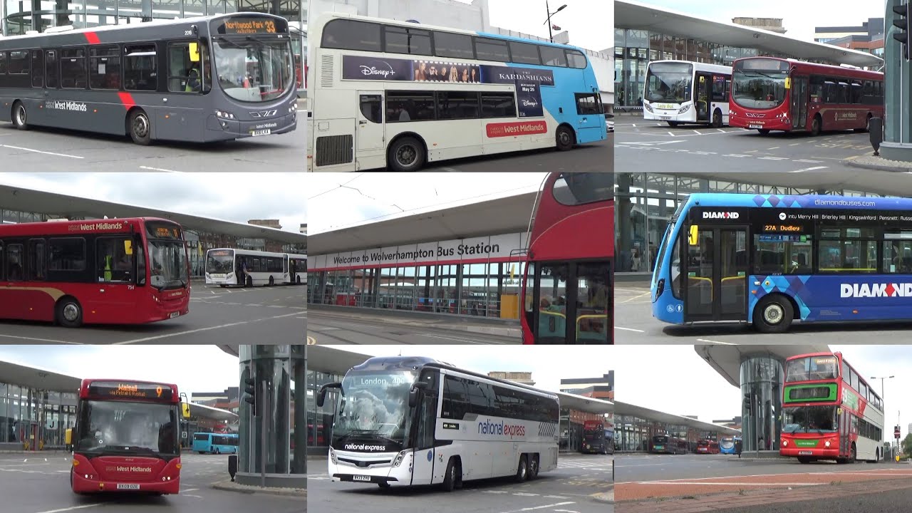 Wolverhampton Bus Station (May 2023) - YouTube