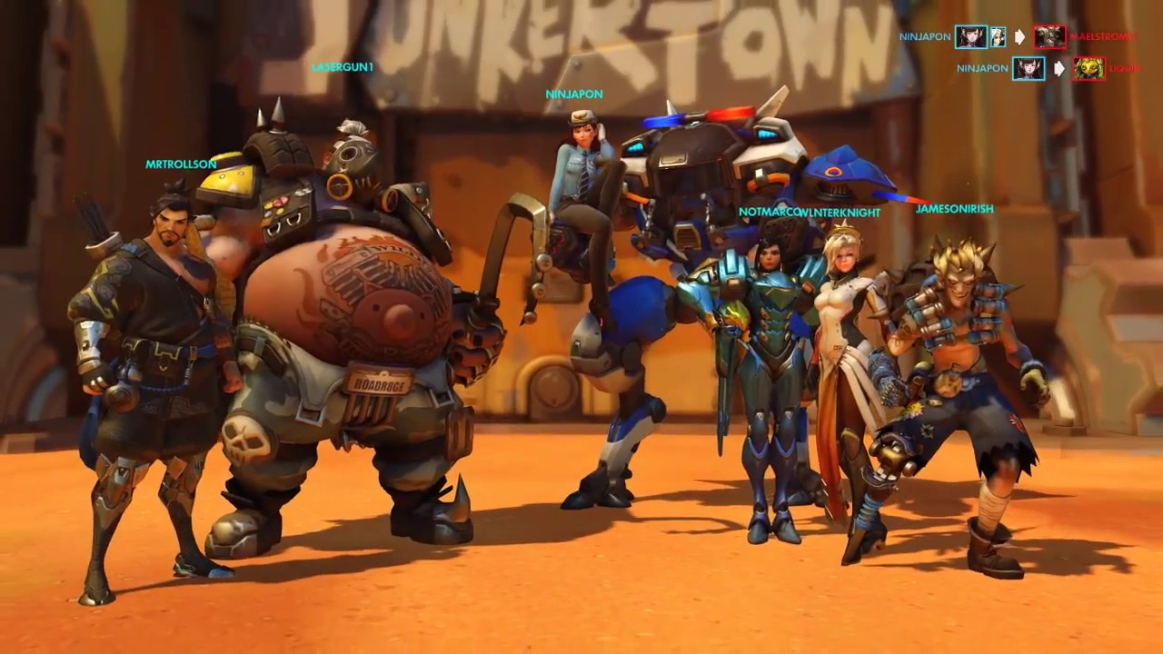 Junkertown Gameplay | New OVERWATCH Map - YouTube