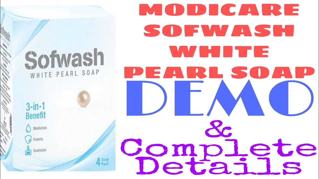 MODICARE SOFWASH WHITE PEARL SOAP - YouTube