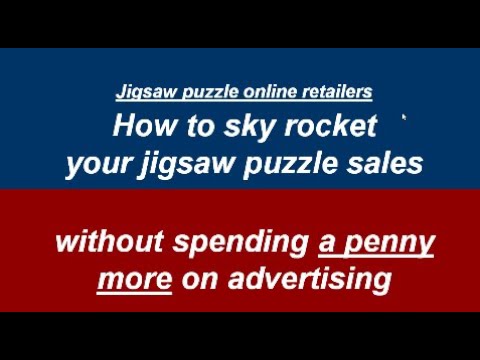 Jigsaw puzzles: how to sell more - YouTube