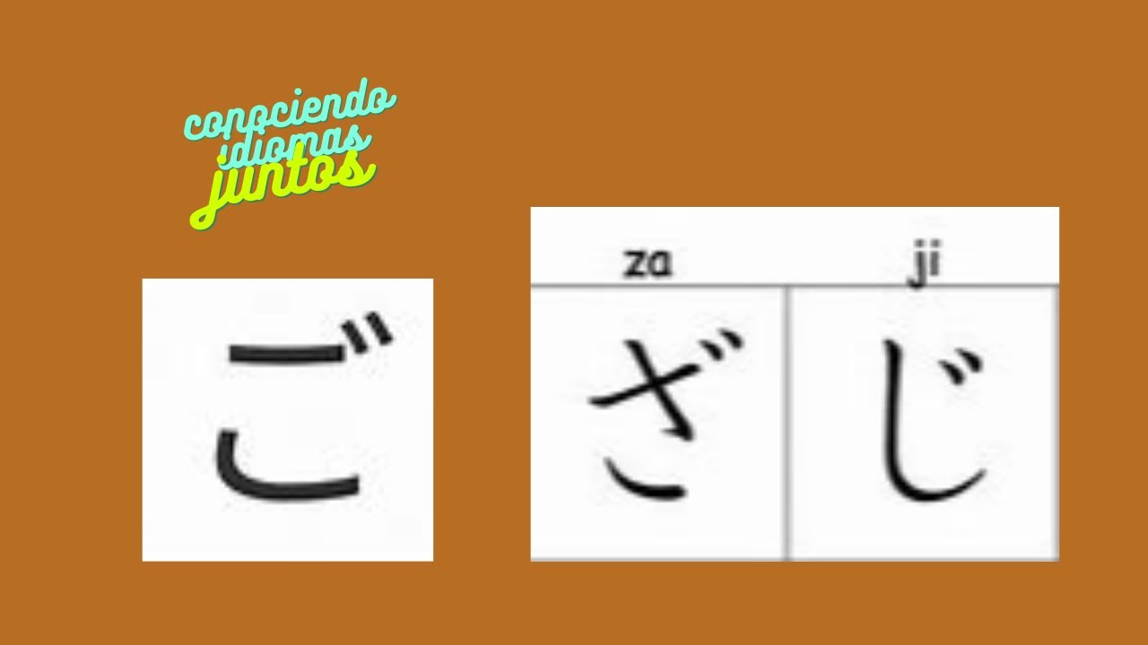 japonés básico 83 hiragana go, za y ji - YouTube