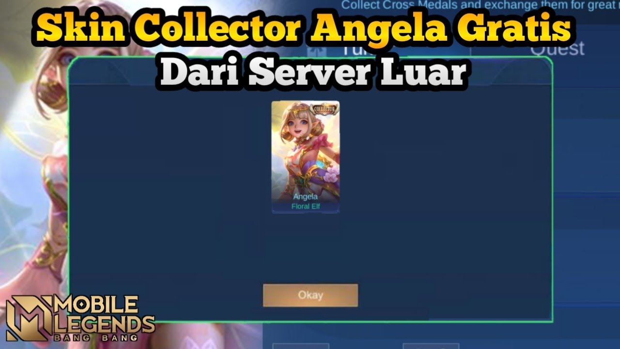 Cara Mendapatkan Skin Collector Angela Floral Elf Server Luar Dari ...