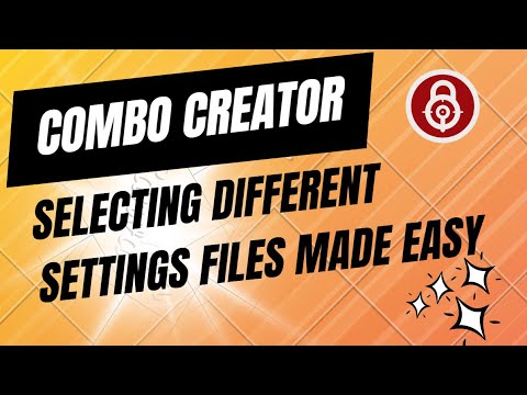 EasyAimLock | Combo Creator | Choosing Different Settings files With 2 Button Combo - YouTube