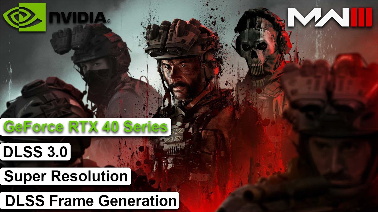 MW3 New Update DLSS 3, Frame Generation, Super Resolution | Nvidia ...