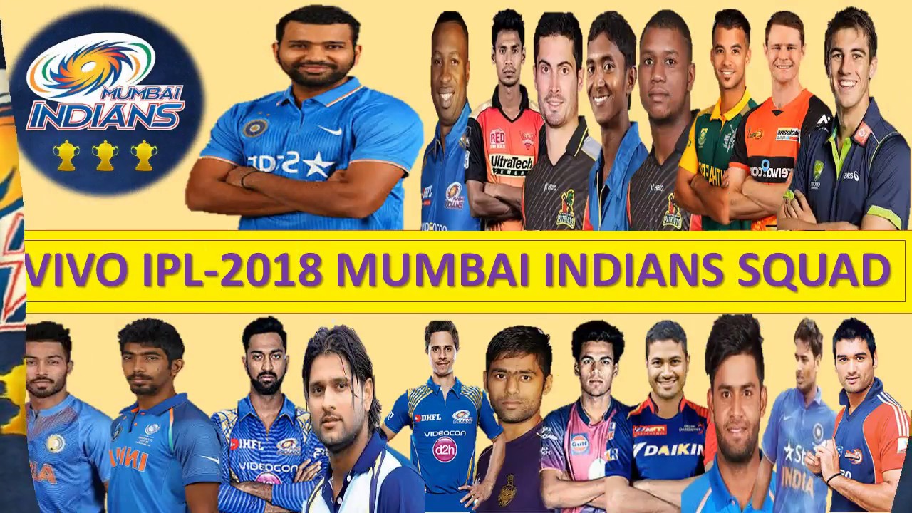 Mumbai Indians Squad IPL-2018 | Rohit Sharma's Squad in IPL-2018 ...