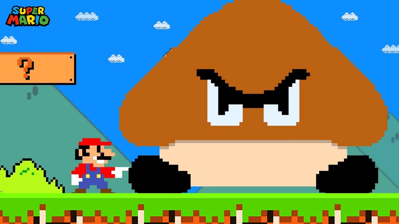 Super Mario Bros. When Mario touches, Everything turns to Fat.. - YouTube