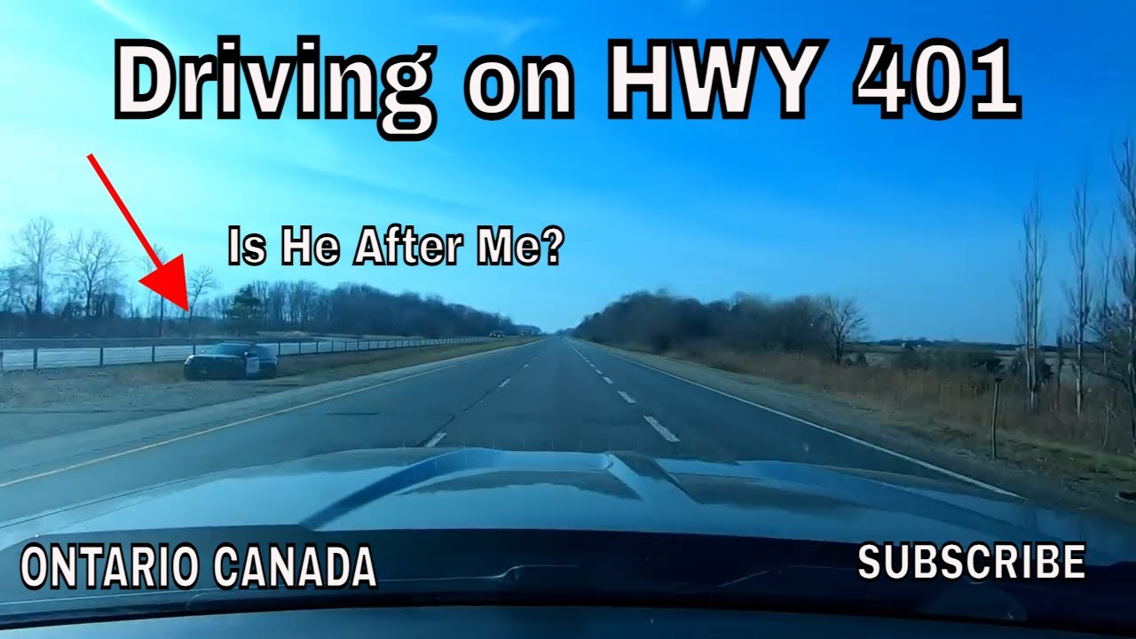 MOST BORING HIGHWAY in CANADA, IS HE AFTER ME? - YouTube