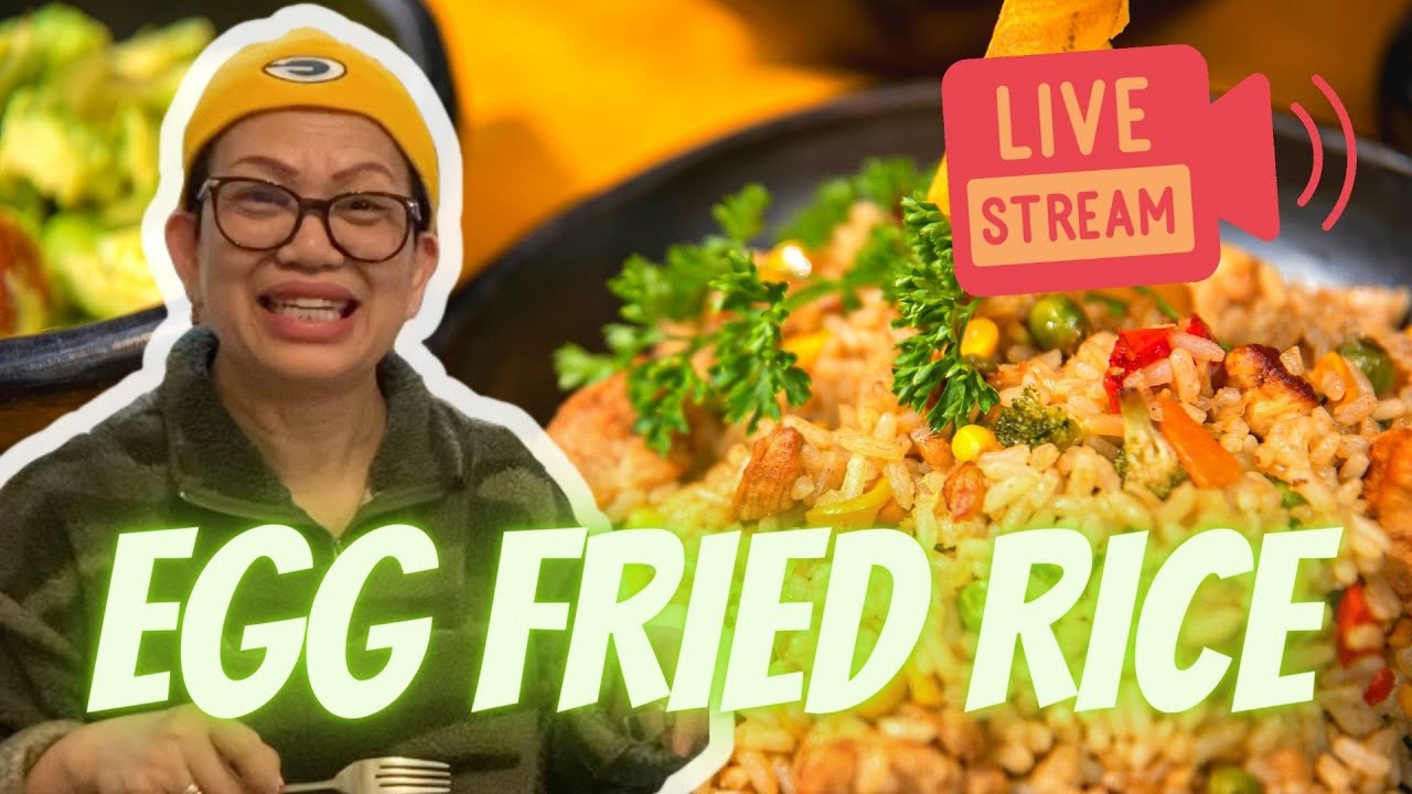 [LIVESTREAM] How to Make Egg Fried Rice - Jelly's Kitchen - YouTube