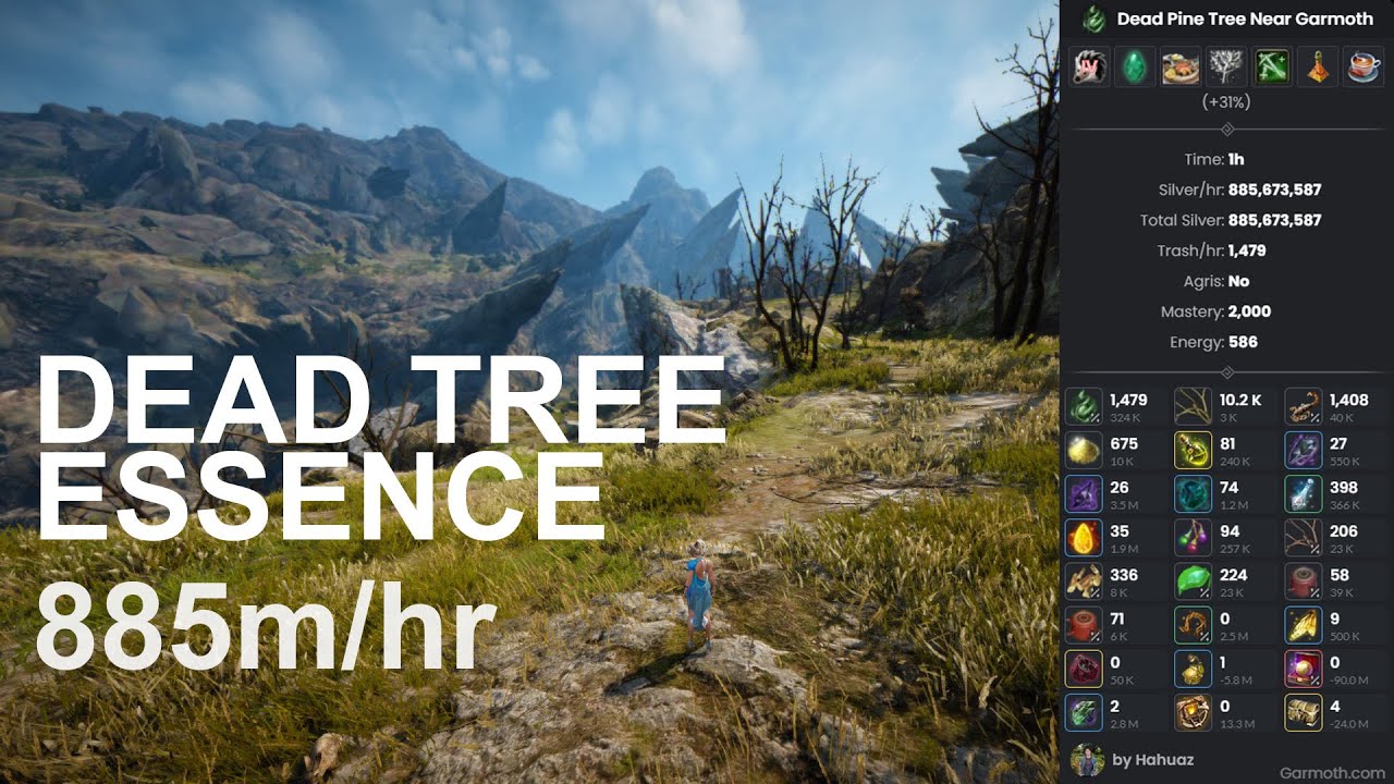 BDO Per Hour Money | Gathering - Dead Tree Essence - YouTube