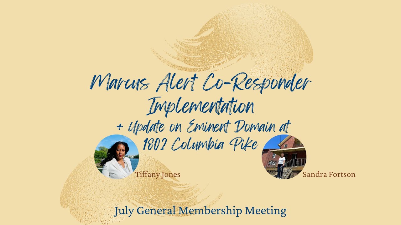 Marcus Alert Co-Responder Implementation + Update on Eminent Domain at ...