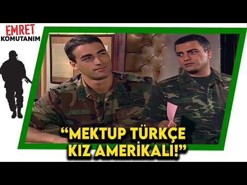 HAMZA'NIN LİZ'E YAZDIĞI MEKTUBU LEVENT ÜSTEĞMEN İNGİLİZCEYE ÇEVİRİYOR | Emret Komutanım